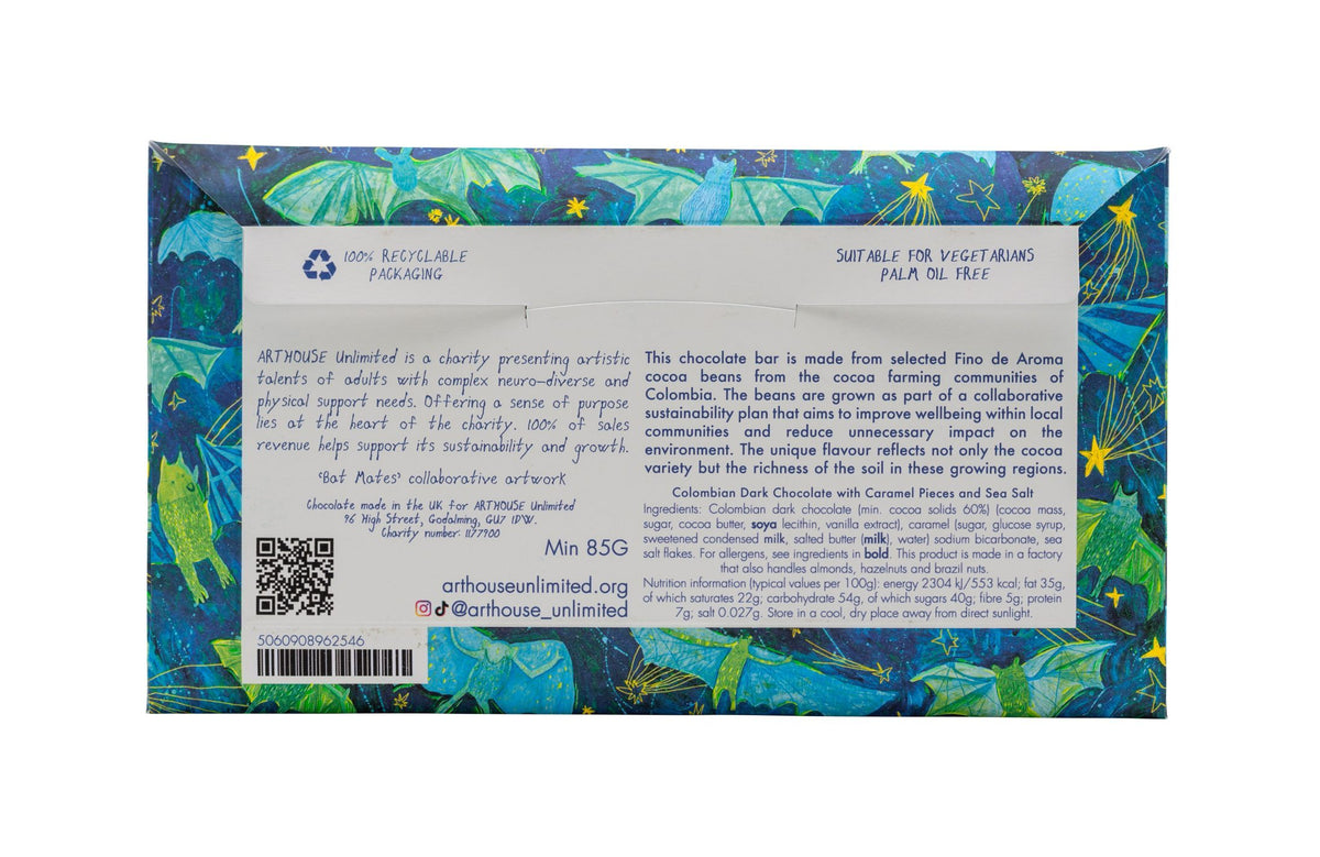 Arthouse Unlimited Bat Mates Chocolate, Dark Chocolate with Caramel ...