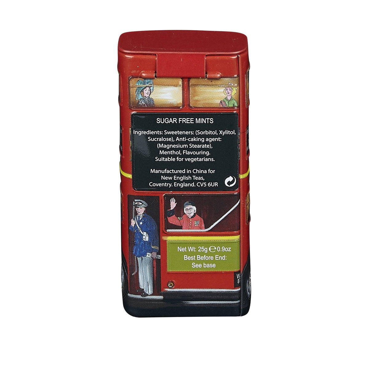London Bus Sugarfree Mints 25g – St Martin-in-the-Fields