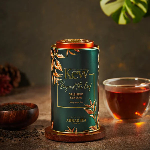 Kew Gardens Splendid Ceylon Tea Caddy 100g | Food & Drink Gifts – St ...